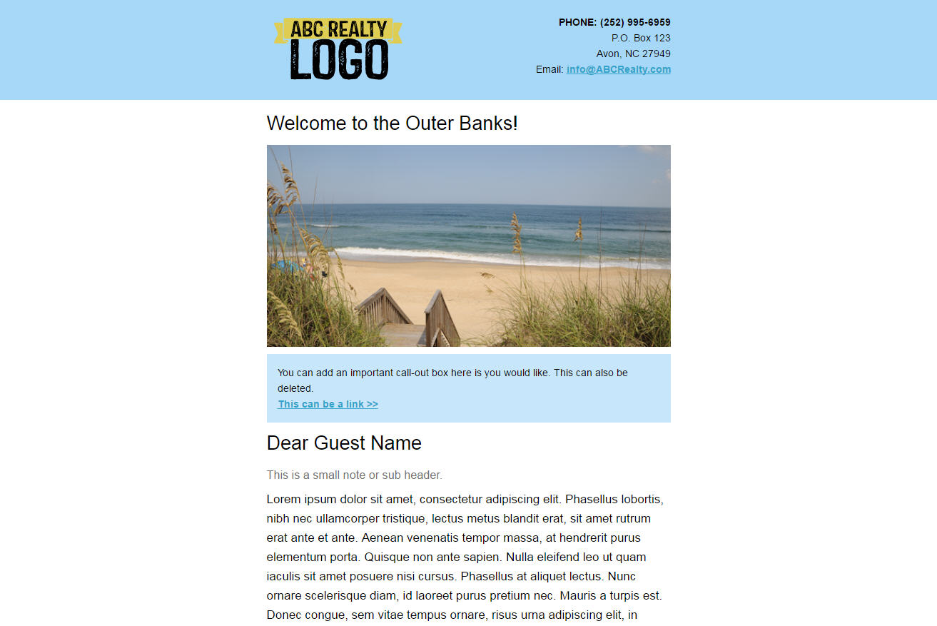 Communicating with Guests – ResMail Pro’s Letters for Check-in and ...